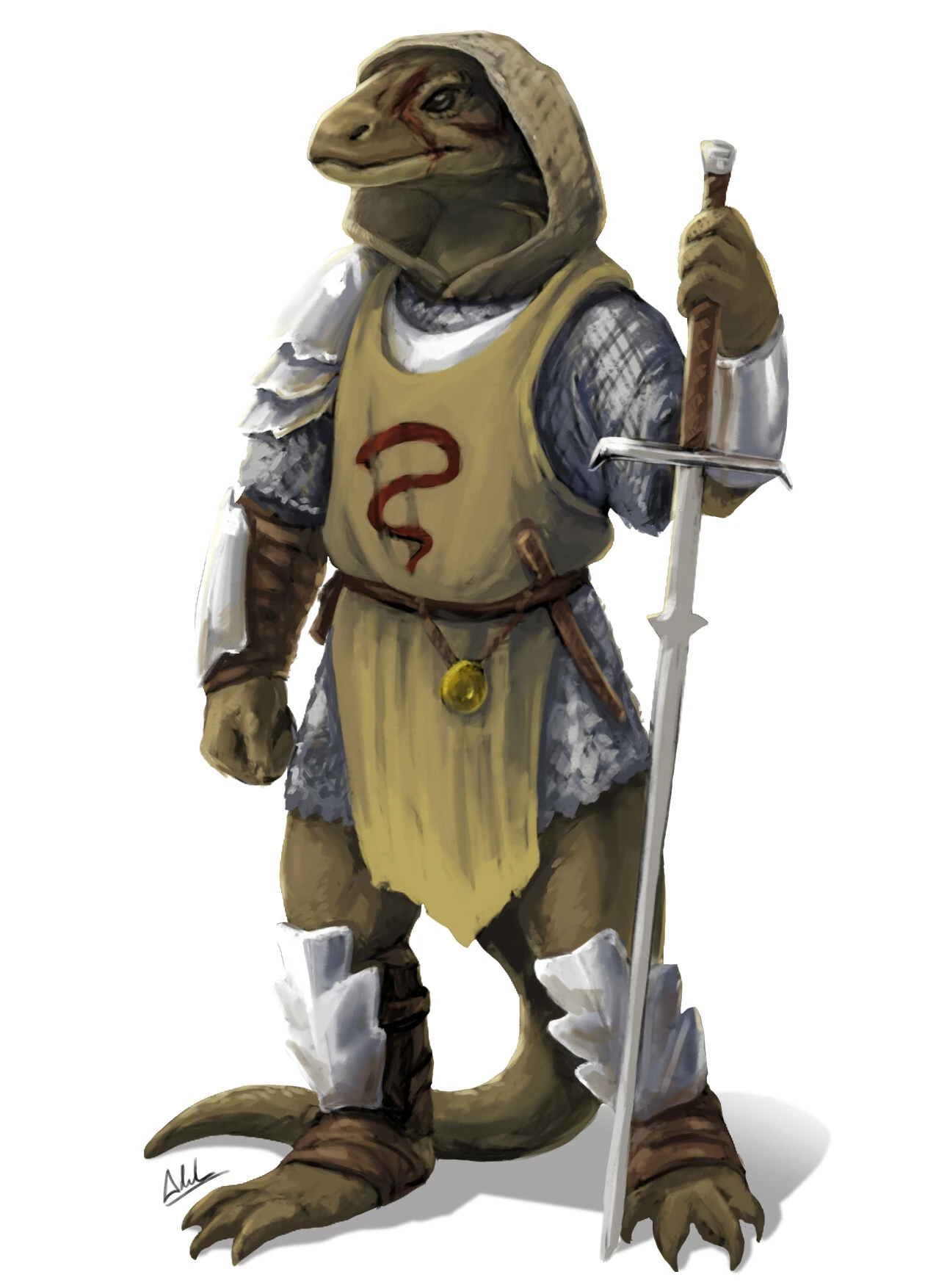 Lizardfolk In Armor