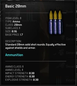 20mm Round Damage