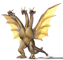 King Ghidorah From Godzilla Unleashed