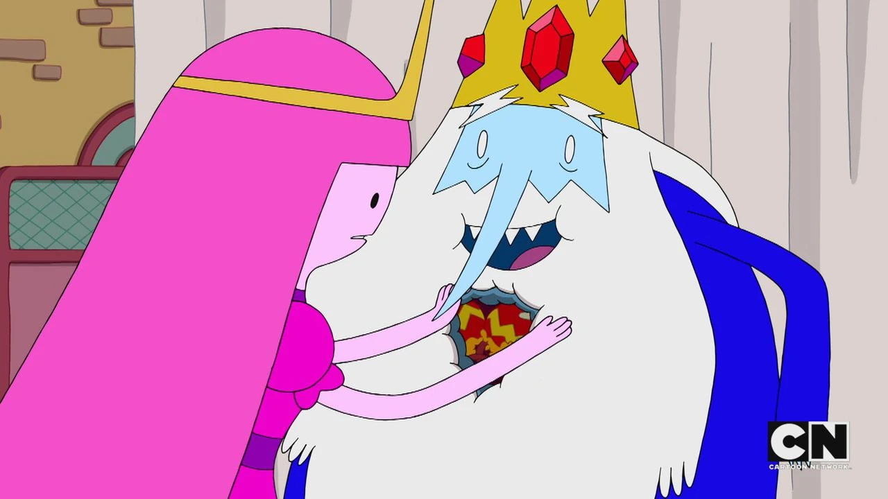 Adventure Time Finn And Princess Bubblegum Kiss On The Lips