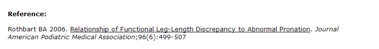 Short Leg Syndrome (aka Functional Leg Length Discrepancy) | Athlepedia ...