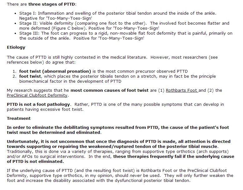 Posterior Tibial Tendon Dysfunction | Athlepedia, The Athletics Wiki ...
