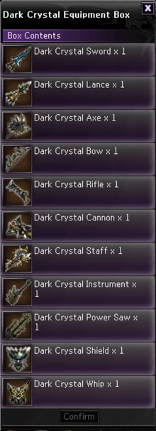 Dark Crystal Equipment Box | Atlantica Wiki | Fandom