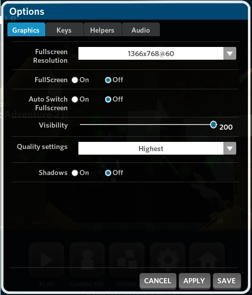 Options | Atmosphir Wiki | Fandom