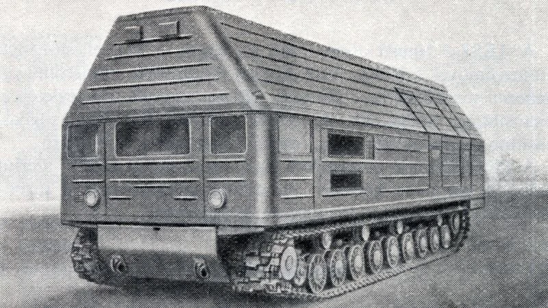 TES-3 (Транспортнайа ЭлектроСтанция 3), a 1960s Soviet mobile nuclear ...
