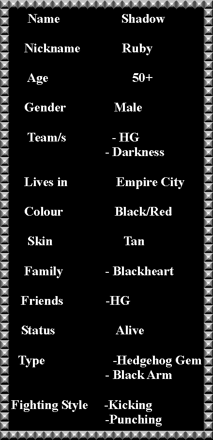 Shadow (Ruby) | Attack The Light Wikia | Fandom