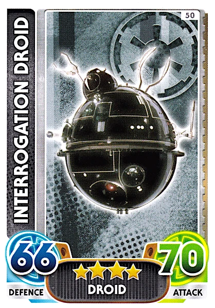 Interrogation Droid (FA: Series 6) | Attax Cards Wiki | Fandom