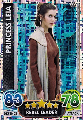 Princess Leia Holographic Foil (FA: Series 6) | Attax Cards Wiki | Fandom