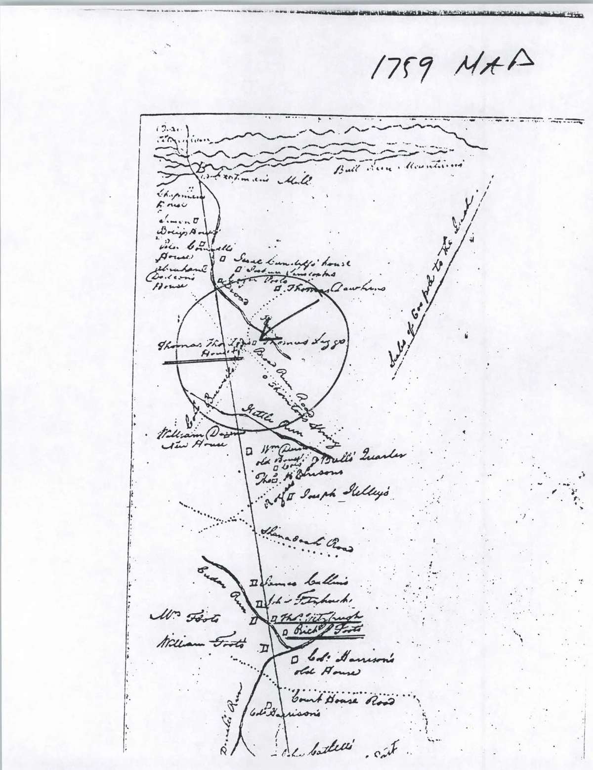 1759 Map of Greenwich (PWC Boxwood) | Auburn Virginia Wiki | Fandom