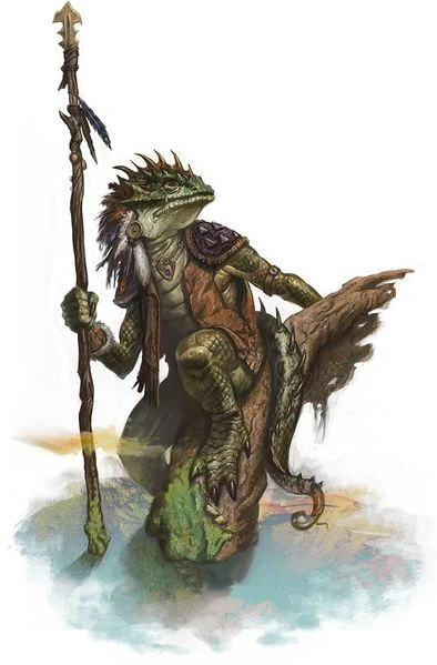 Lizardfolk In Armor