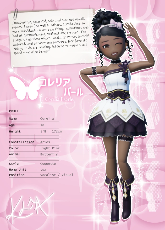 Corelia Pearle | AURORA: The Cosmic Girls Project Wiki | Fandom