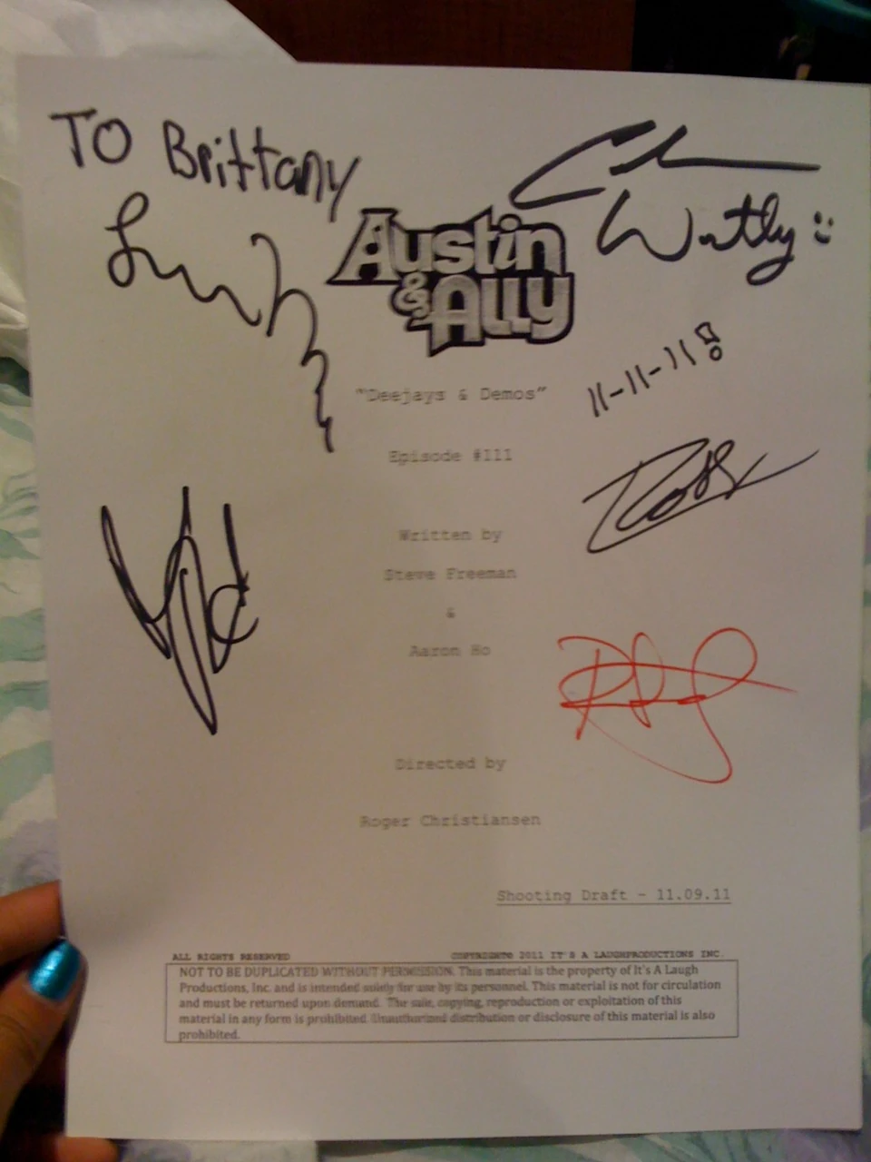 User blog:Bongo9911/Austin & Ally Scripts | Austin & Ally Wiki | Fandom