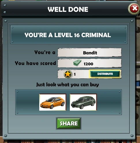 Criminal Level | Auto Hustle Wiki | Fandom