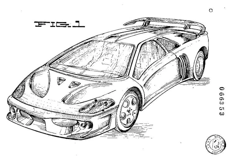 printable coloring pages ferrari