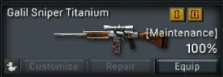 Galil Sniper Titanium | A.V.A Global Wiki | Fandom
