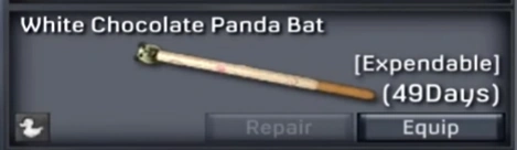 White Chocolate Panda Bat | A.V.A Global Wiki | Fandom