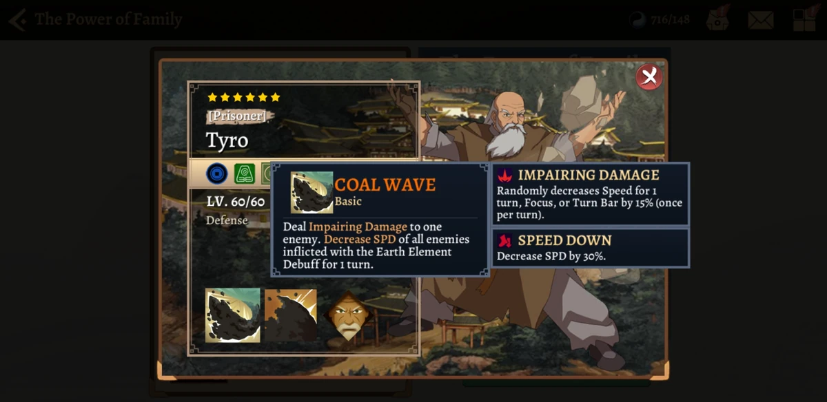 Tyro(Prisoner) (Defense) | Avatar Generations Wiki | Fandom