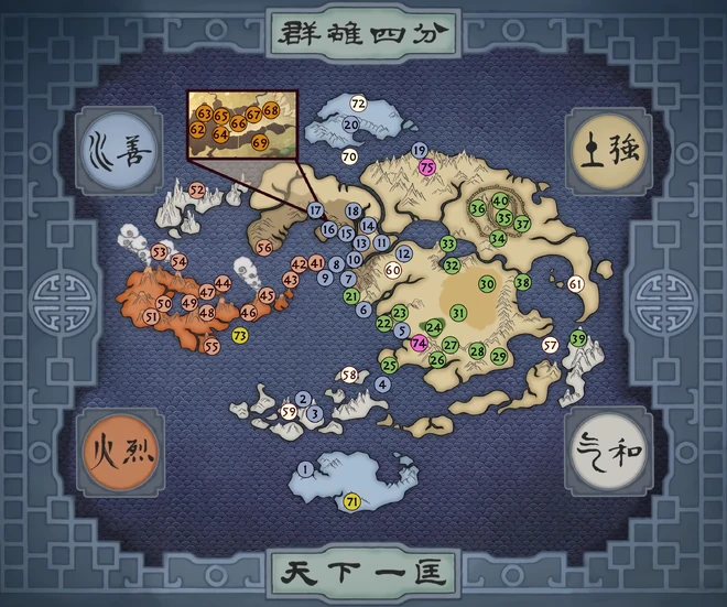 Map of the World of Avatar | Avatar Wiki | Fandom