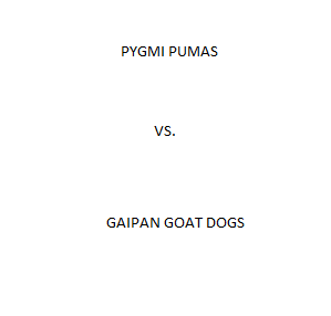 Fanon:Round One: Pygmi Pumas vs. Gaipan Goat Dogs | Avatar Wiki | Fandom
