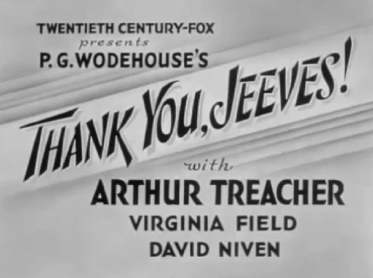 Thank You, Jeeves! | Film and Television Wikia | Fandom