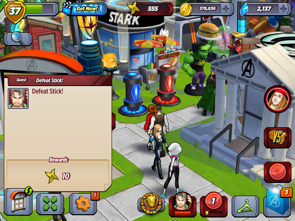 Defeat Stick Avengers Academy Wikia Fandom