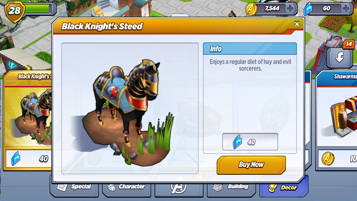 Black Knight's Steed | Avengers Academy Wikia | Fandom