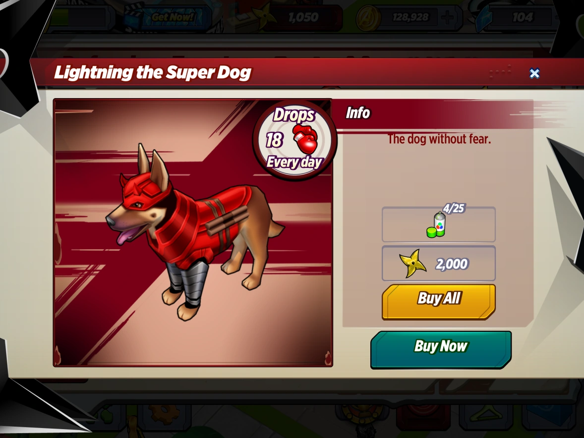 Lightning the Super Dog | Avengers Academy Wikia | Fandom