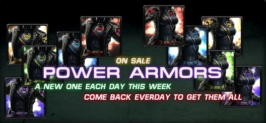 On Sale Power Armors | Marvel: Avengers Alliance Wiki | Fandom