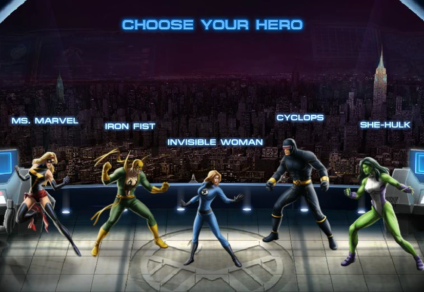Marvel Avengers Alliance Character List