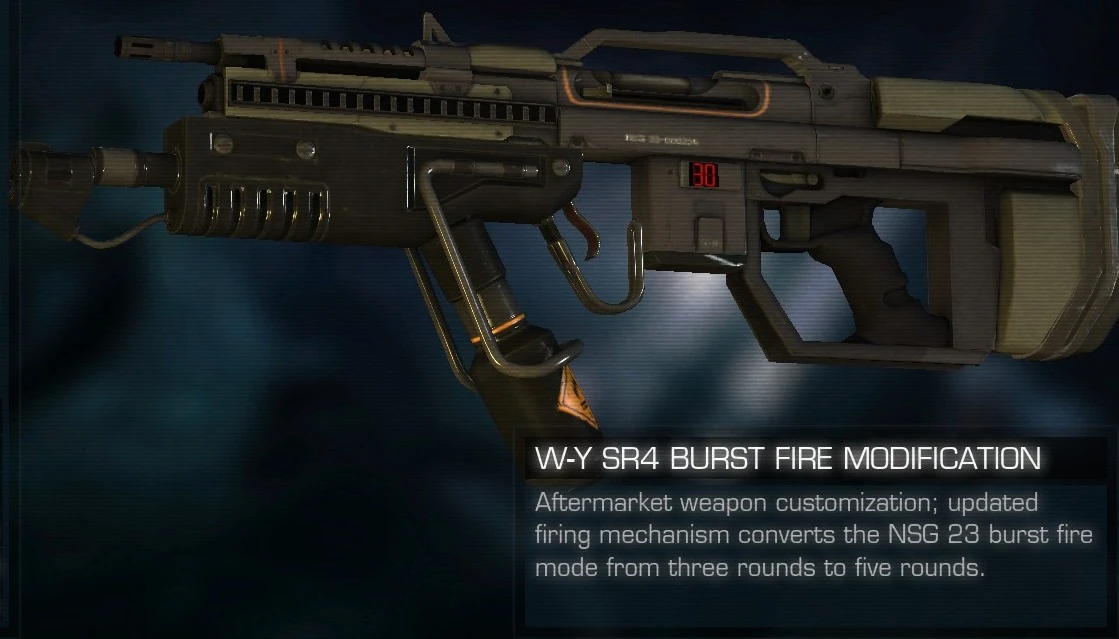 SR4 Burst Fire Modification | Xenopedia | Fandom