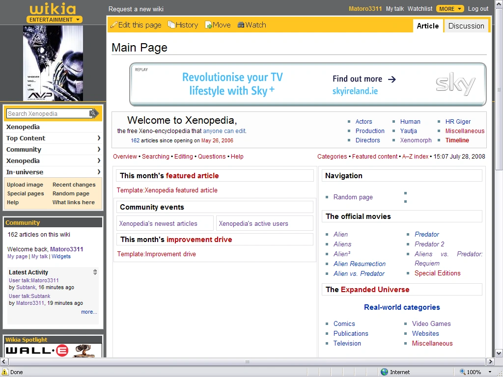 Talk:Main Page | Xenopedia | Fandom