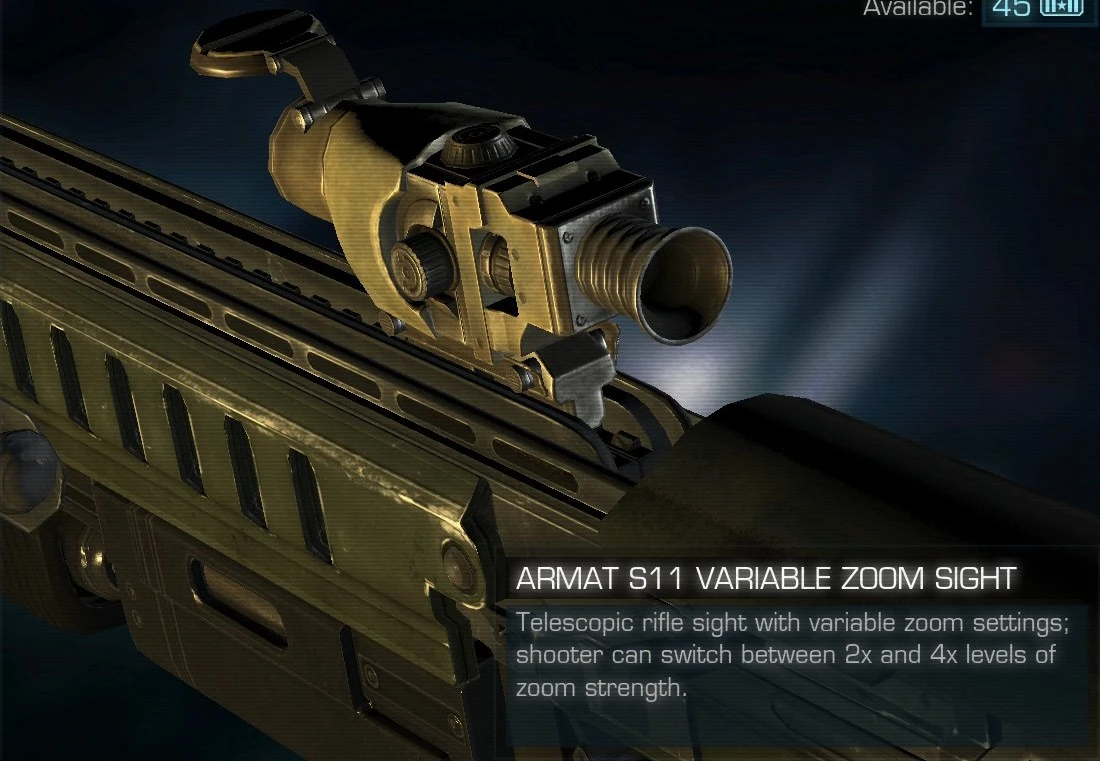 S11 Variable Zoom Sight | Xenopedia | Fandom