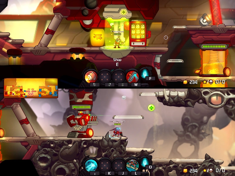 Split Screen | Awesomenauts Wiki | Fandom