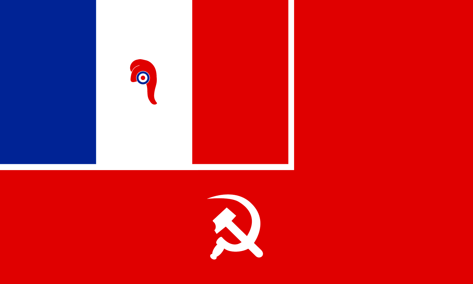French Socialist Flag