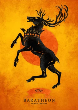 how to draw baratheon sigil