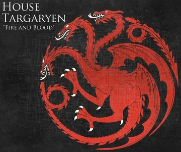 House Targaryen Fire And Blood