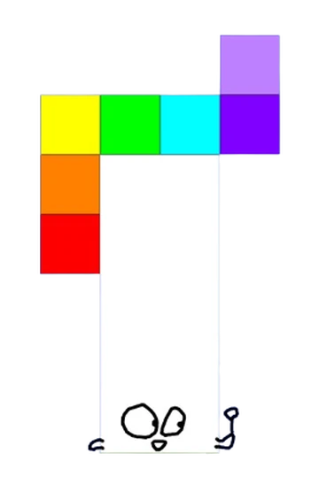 Seventeen Numberblocks 17
