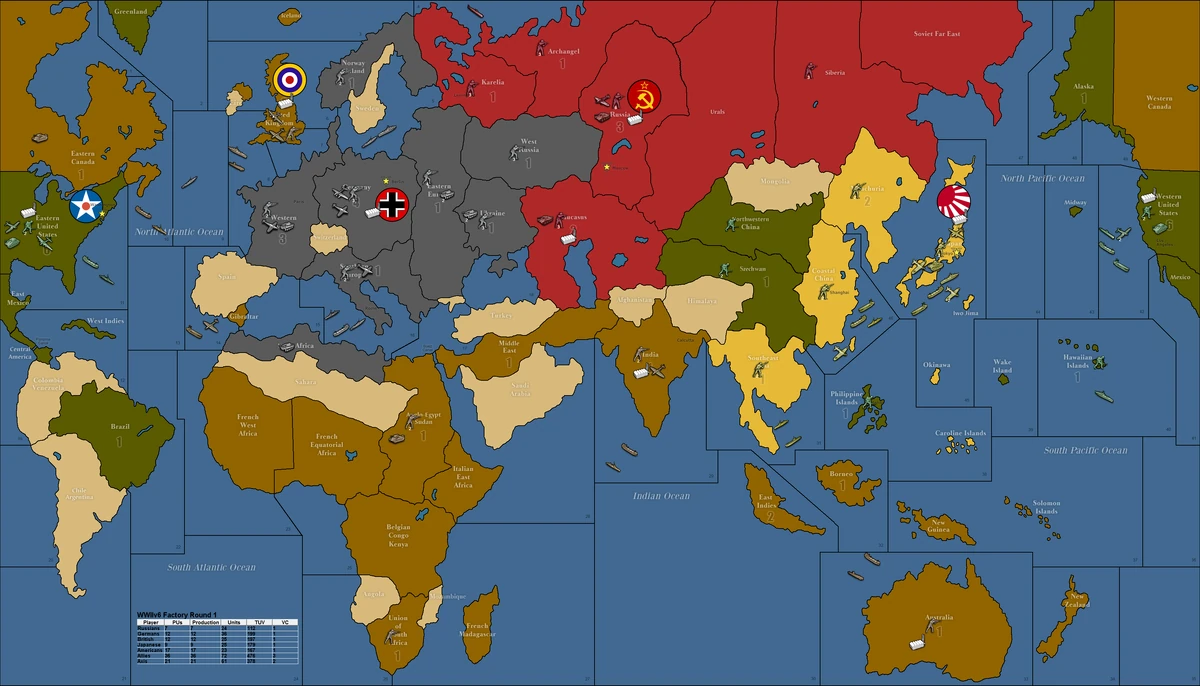 WWIIv6 - Factory | Axis & Allies Wiki | Fandom