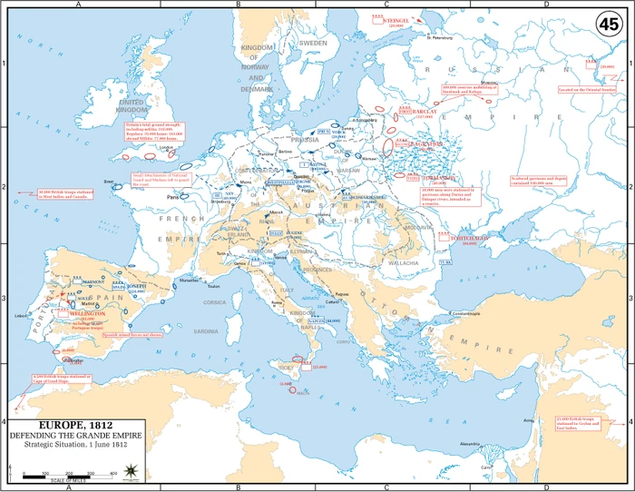 Maps of the Napoleonic Wars | Axis & Allies Wiki | Fandom