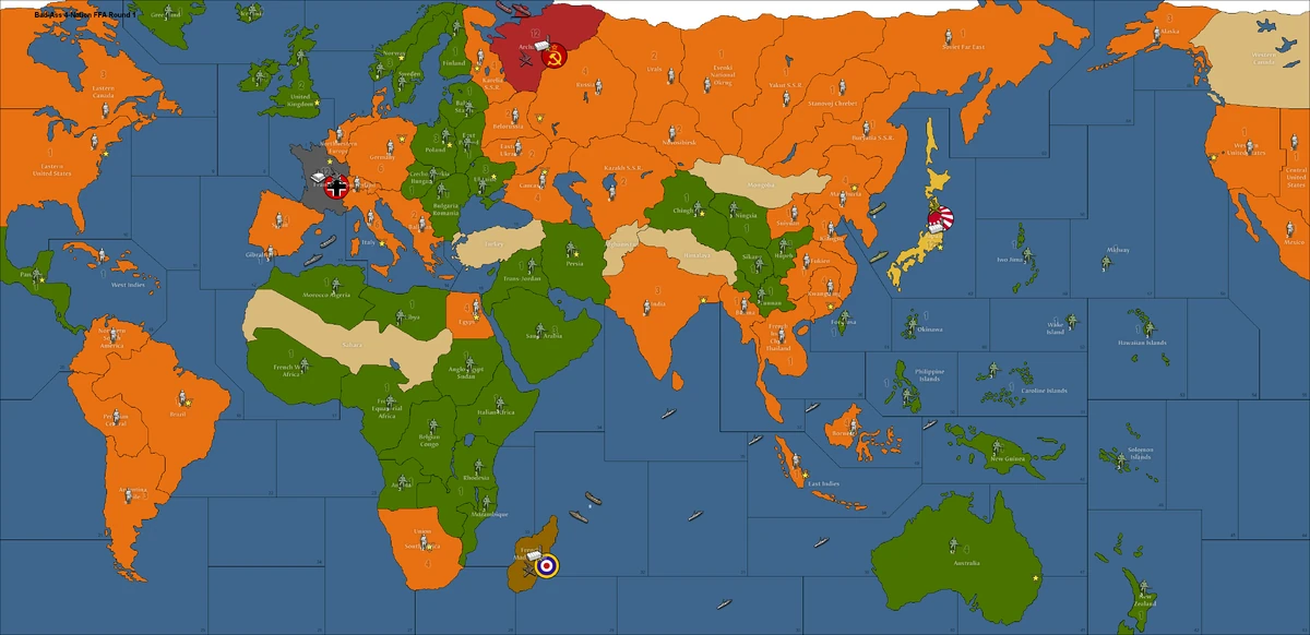 Bad-Ass 4-Nation FFA | Axis & Allies Wiki | Fandom