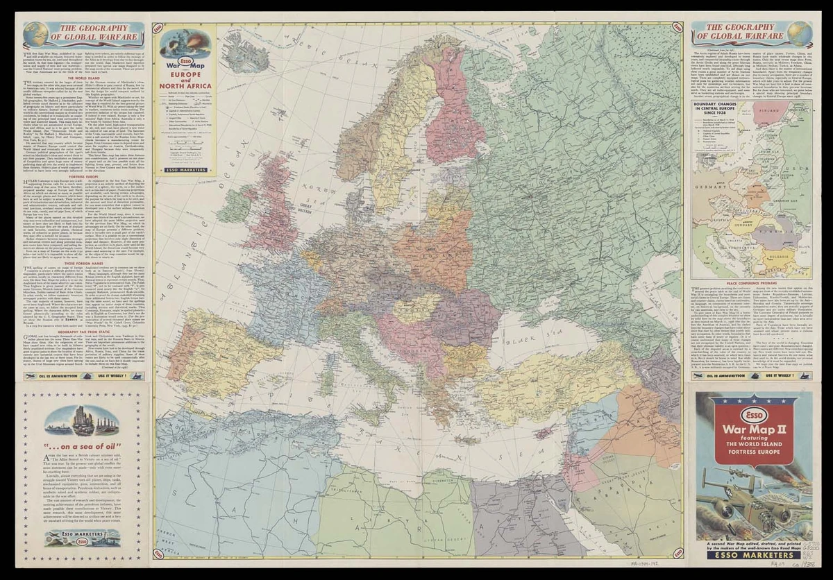 Esso World War II Map | Axis & Allies Wiki | Fandom