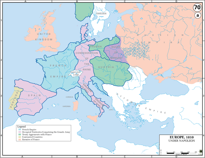 Maps of the Napoleonic Wars | Axis & Allies Wiki | Fandom