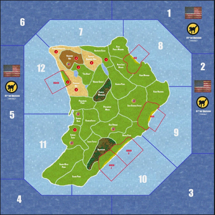Operation Stalemate II: Battle of Angaur | Axis & Allies Wiki | Fandom