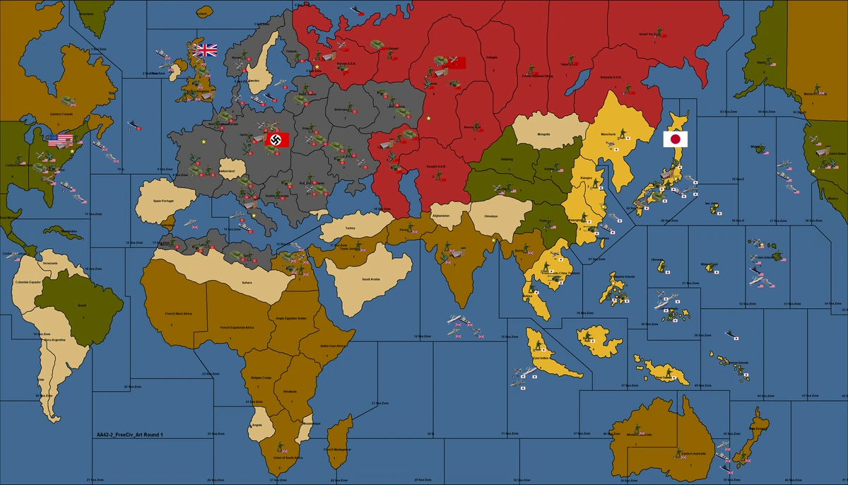 AA42-2 FreeCiv Art | Axis & Allies Wiki | Fandom
