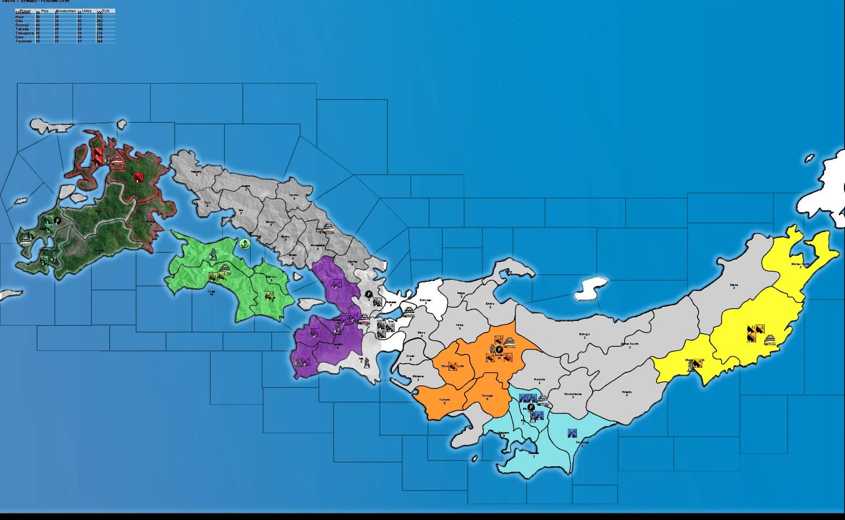 Sengoku Jidai Map