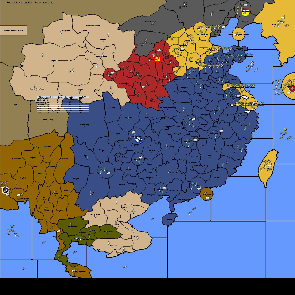 Red Sun Over China | Axis & Allies Wiki | Fandom