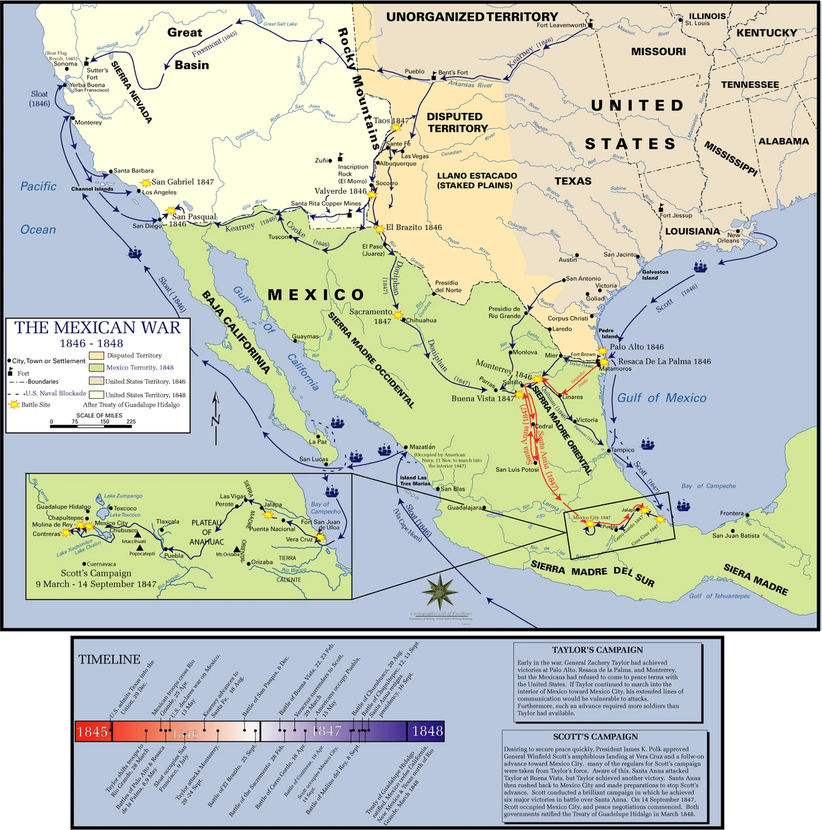 Maps of the Mexican-American War | Axis & Allies Wiki | Fandom