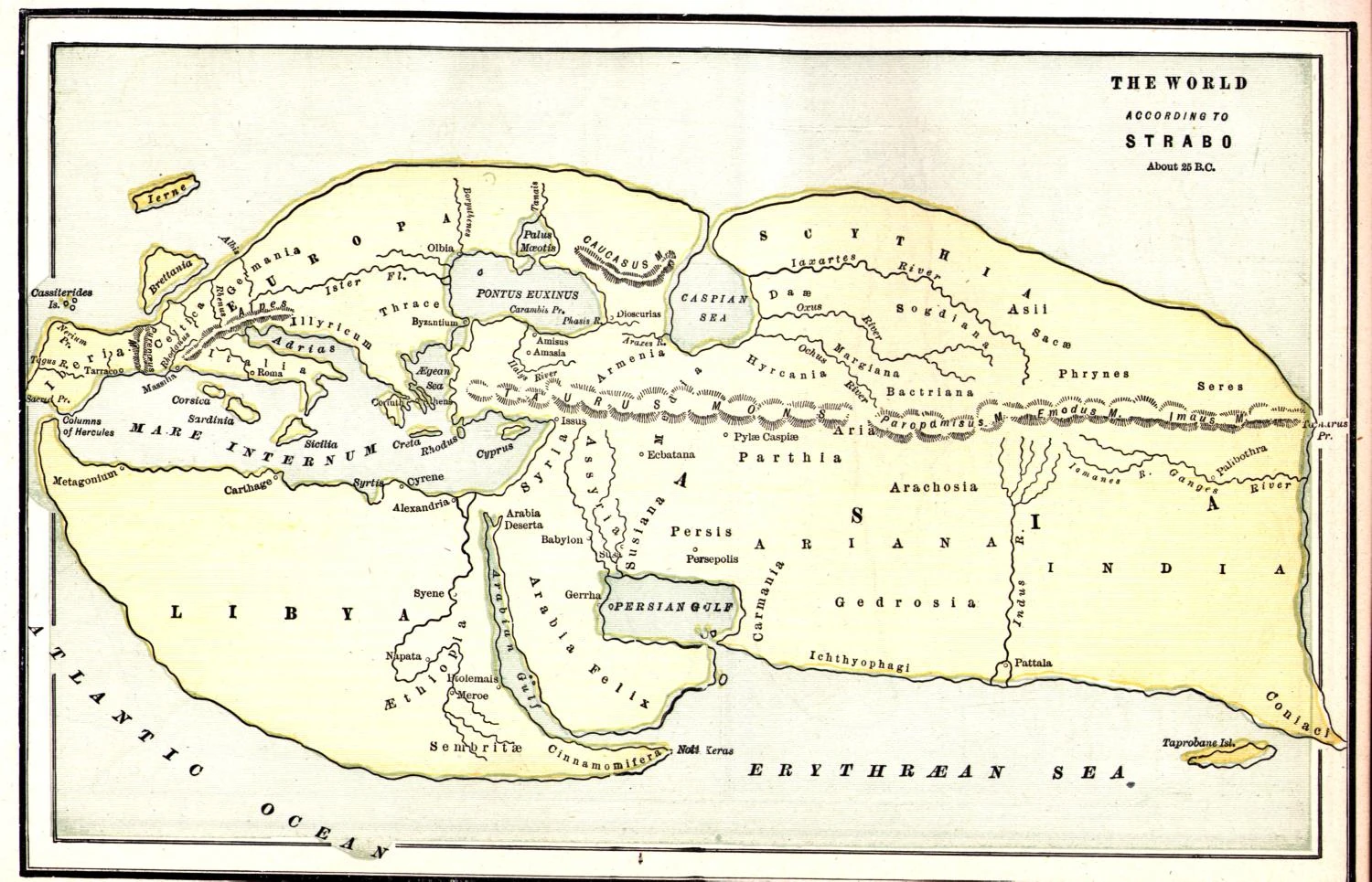 Strabo World Map | Axis & Allies Wiki | Fandom