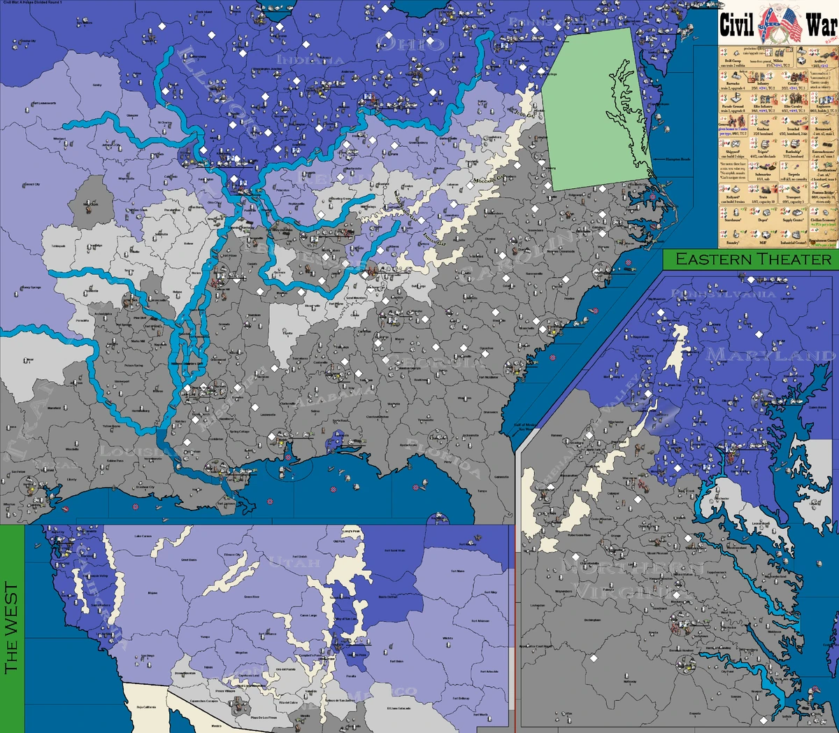 Civil War-A House Divided | Axis & Allies Wiki | Fandom