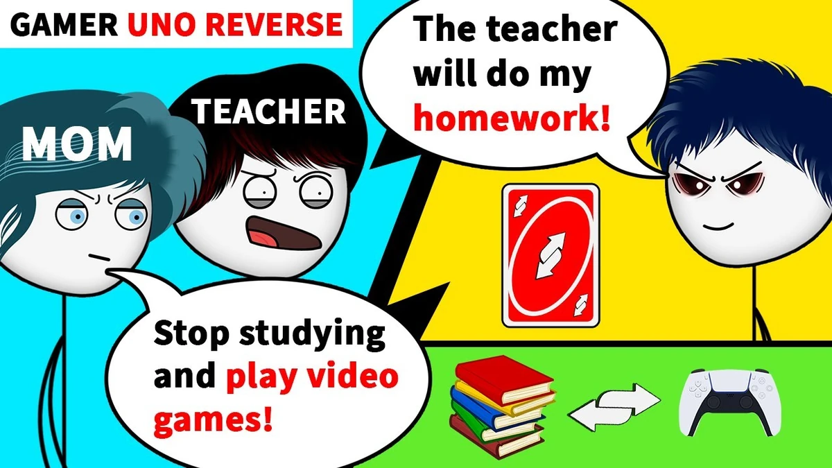 When a Gamer can UNO Reverse everyone | Axzyte Wiki | Fandom